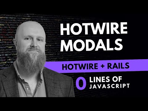 Hotwire Modals with ZERO JAVASCRIPT | Rapid Ruby